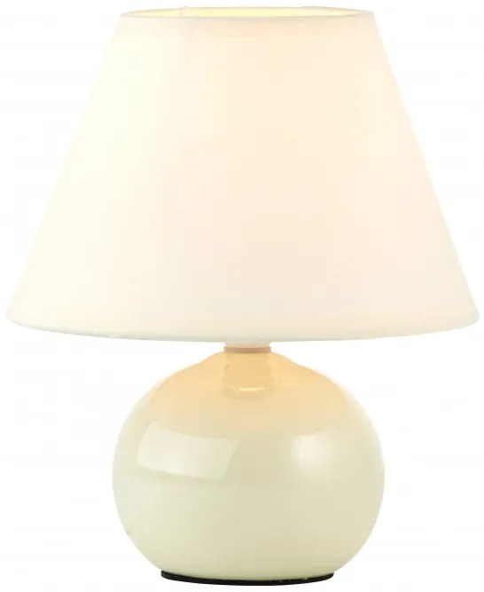 Brilliant 61047/28 Keramická stolní lampa PRIMO béžová