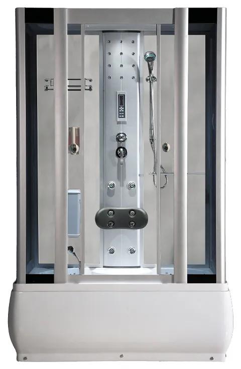 BPS-koupelny Hydromasážní box HYD-O77W 120x85 Bílý, bez sauny
