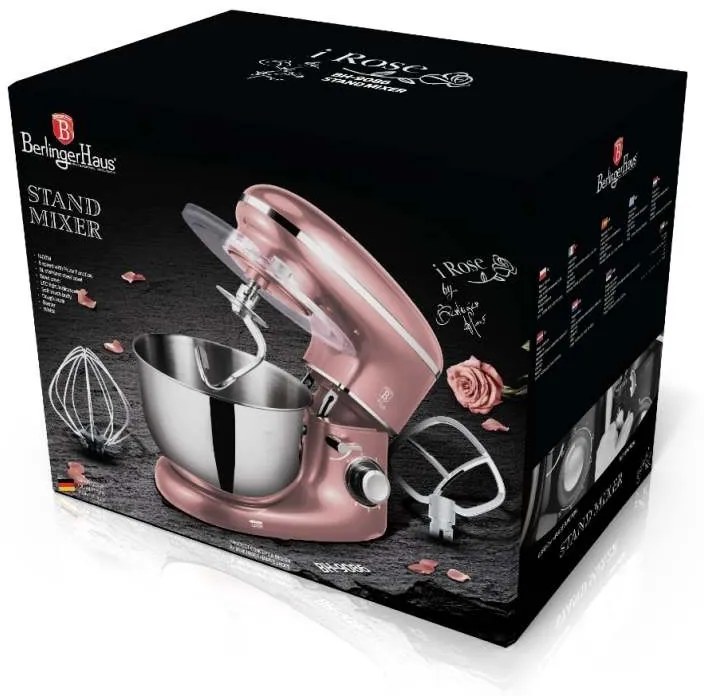 BERLINGERHAUS Kuchyňský robot 1300 W I-Rose Edition BH-9198