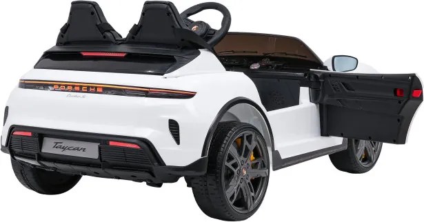 Elektrické autíčko Porsche Taycan Turbo S bílé