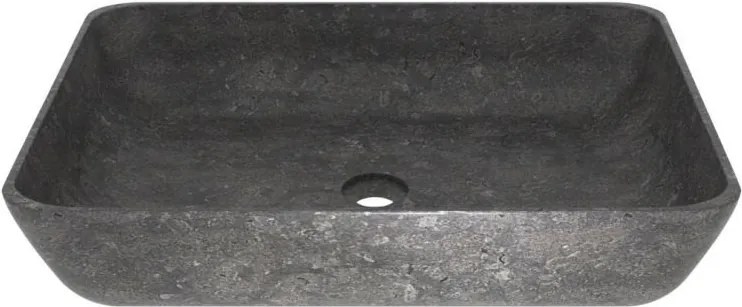 Indera Satis Black 62957 Umyvadlo z přírodního kamene
