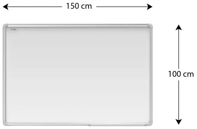 Magnetická tabule 150 x 100 cm ALLboards CERAMIC CER1510