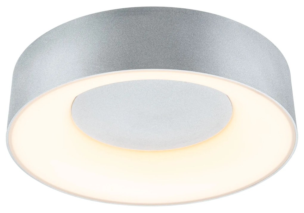 Paulmann 71094 Casca, koupelnové stropní svítidlo LED 16W White Switch, matný chrom, průměr 30cm, IP44