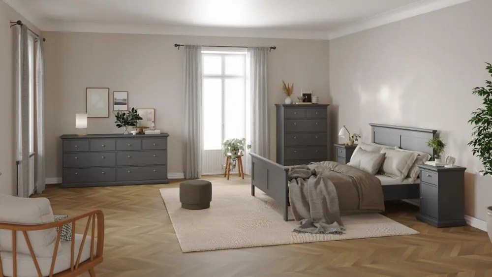 FALCO Komoda Provence 719 šedá