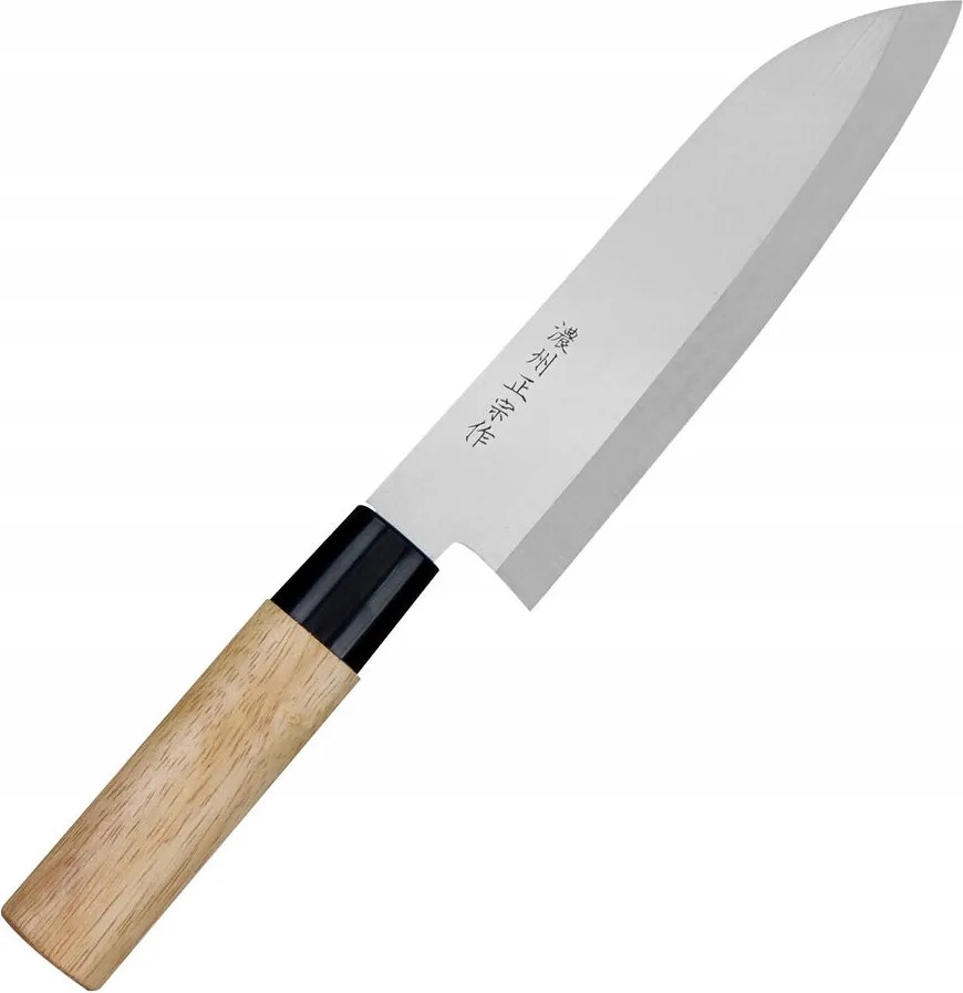 Satake Megumi Nůž Santoku 17 cm 420 J2 Dřevo Univerzální