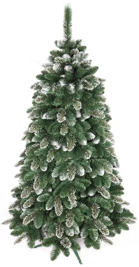 Umělý vánoční stromeček zasněžená borovice, výška 180 cm