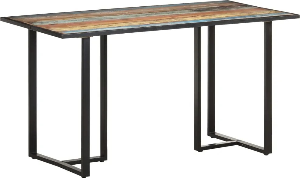 Jídelní stůl 140 cm masivní recyklované dřevo 320692