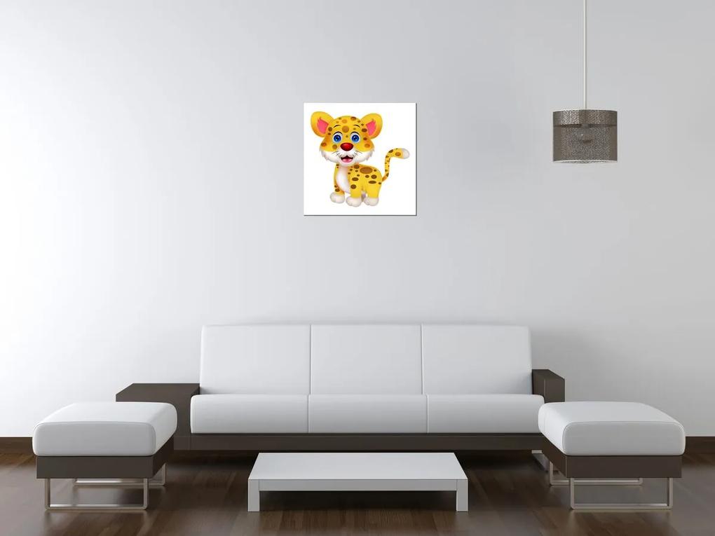 Gario Obraz na plátně Žlutý gepard Rozměry: 30 x 30 cm