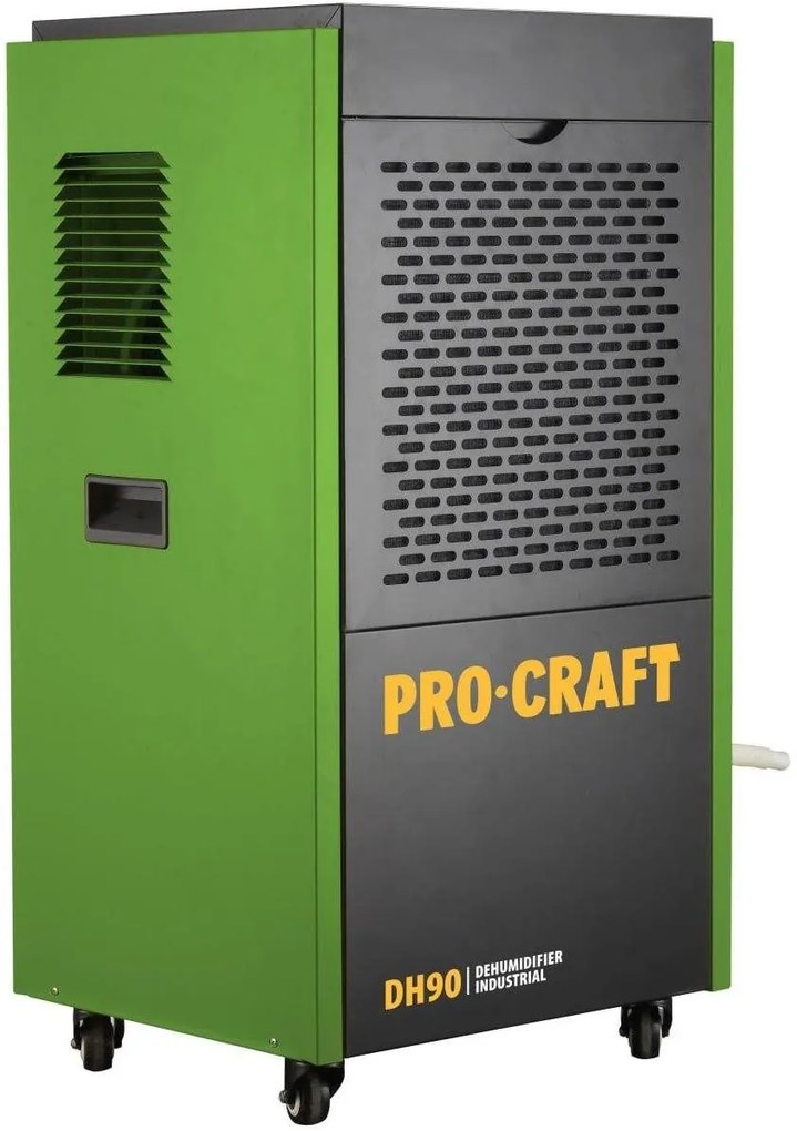 Odvlhčovač vzduchu procraft průmyslový vysoušeč vzduchu dh90, 1350 w, 90 l/24 h