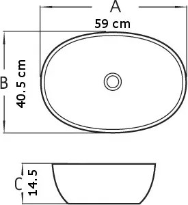 MEXEN VIKI- umyvadlo na desku, bílé 21056000 - MEXEN