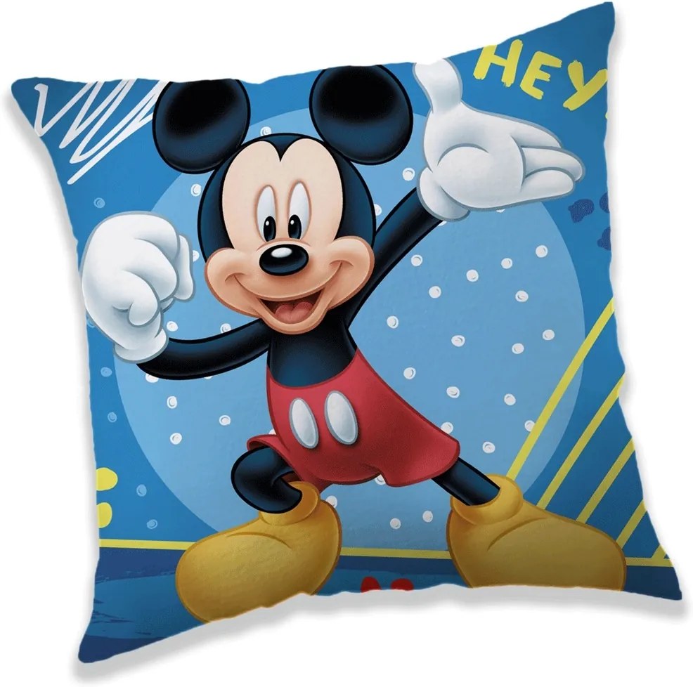 Jerry Fabrics Polštářek Mickey Hey, 40 x 40 cm
