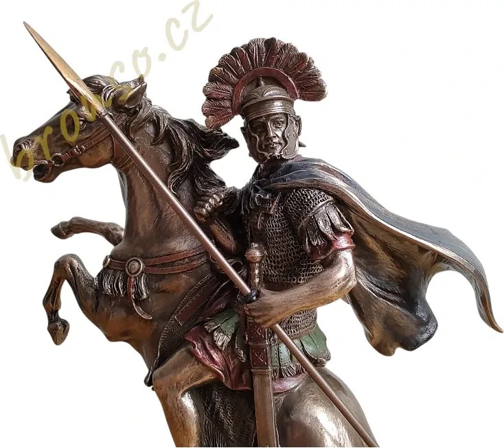 Římský centurion na koni – soška válečníka, historická dekorace, sběratelská figurka Veronese WU76086A4