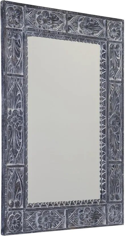 UBUD zrcadlo v rámu, 70x100cm, šedá (IN231) SAPHO