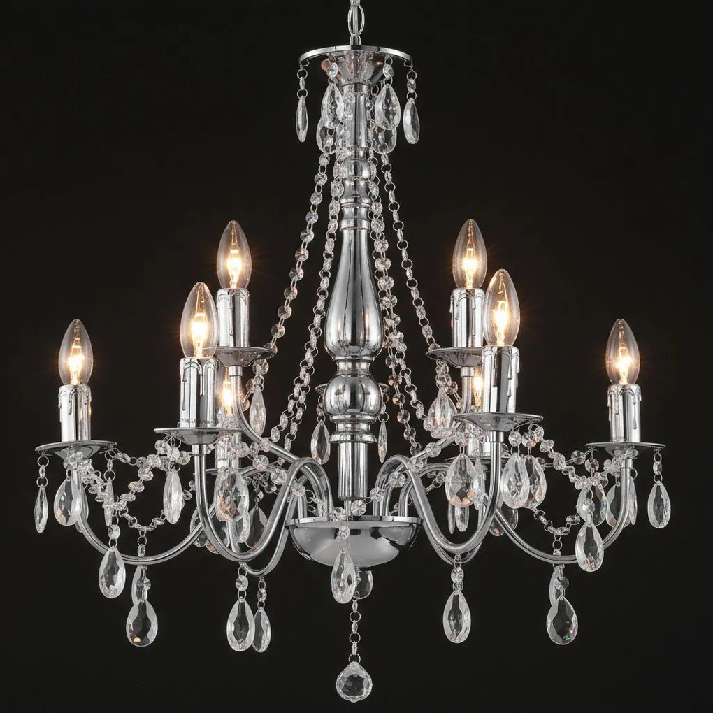 Toolight Rea, Stropní svítidlo EBT016-9CP CHROME, OSW-01231