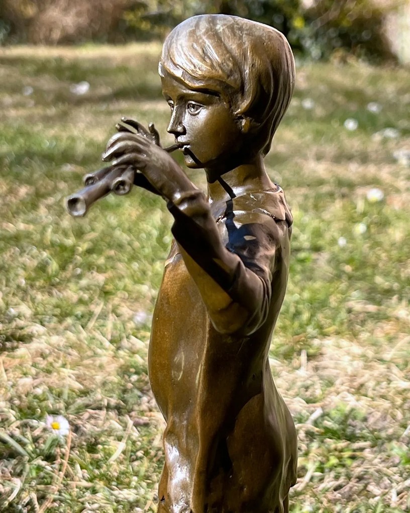 Bronzová soška socha - Peter Pan