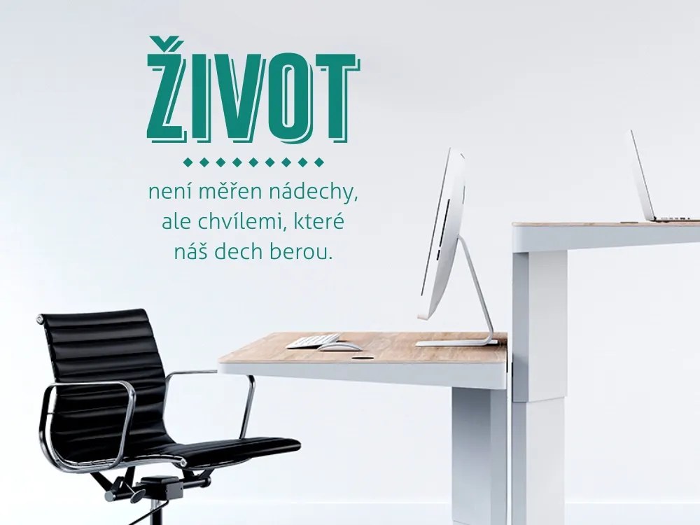 Samolepky na zeď - Život Barva: Žlutá, Velikost: 60x63 cm