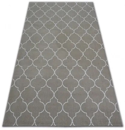 Koberec SENSE Micro 81220 bež/bílý TRELLIS