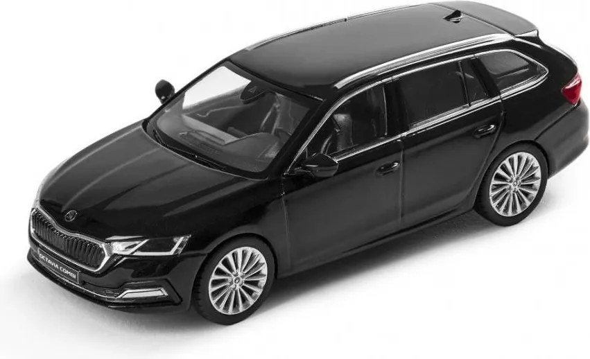 Kovový model škoda octavia iv combi, černá magic