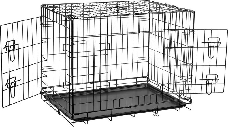 Klec pro psy REBEL ANIMALS RA-1203 XL 91x60x67 cm skladací