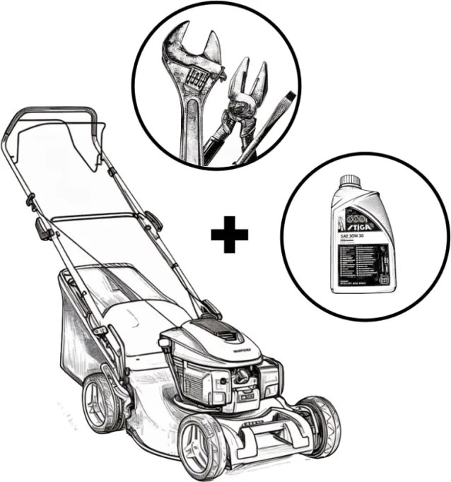 Montáž a zprovoznění benzínové sekačky (osobní odběr na prodejně)