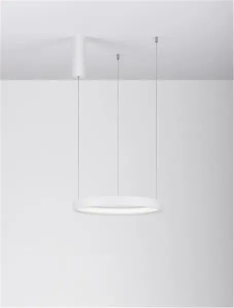 LED lustr Perrine 40 bílé