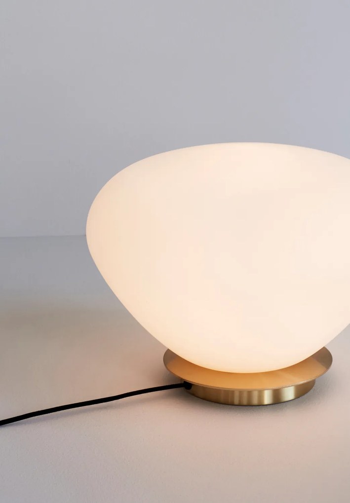 Hübsch Stolní lampa BEAN bílá 990910