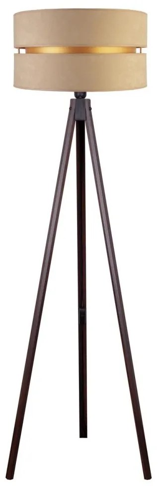 Duolla Duolla - Stojací lampa DUO 1xE27/60W/230V béžová/wenge DU82672SE