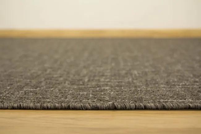 Metrážový koberec Alto 77 melanž tmavě šedý