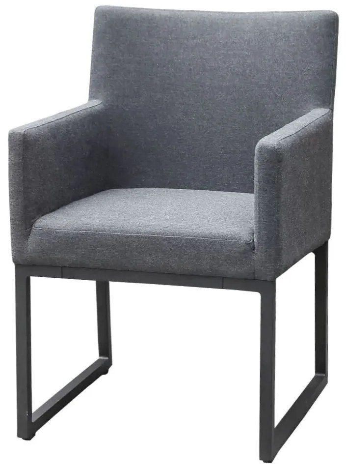 Sunfun Aria Zahradní křeslo, 64 × 54 × 84 cm, hliník, textil, antracit