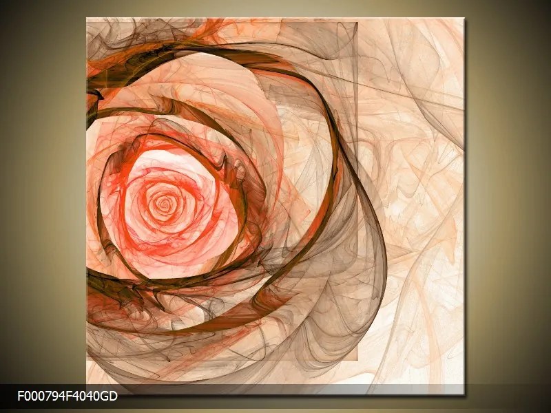 Abstraktní obraz - růže (), 40 dalších rozměrů
