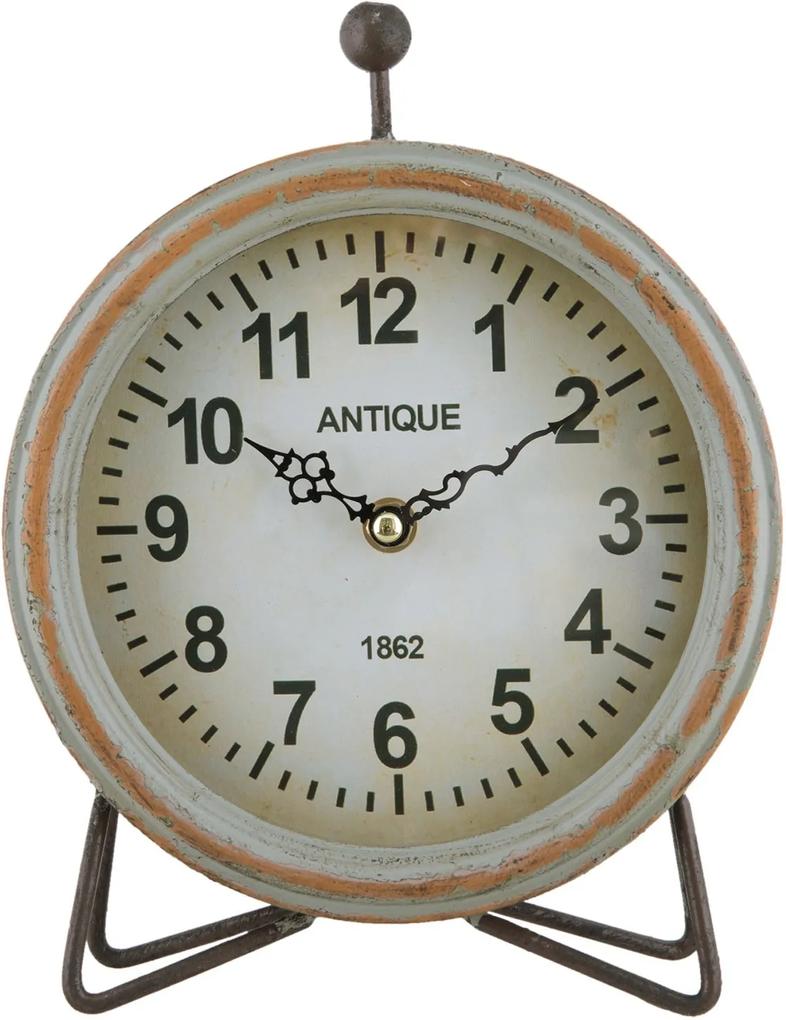 Stolní hodiny Antique s patinou - 19*6*24 cm / 1xAA Clayre & Eef
