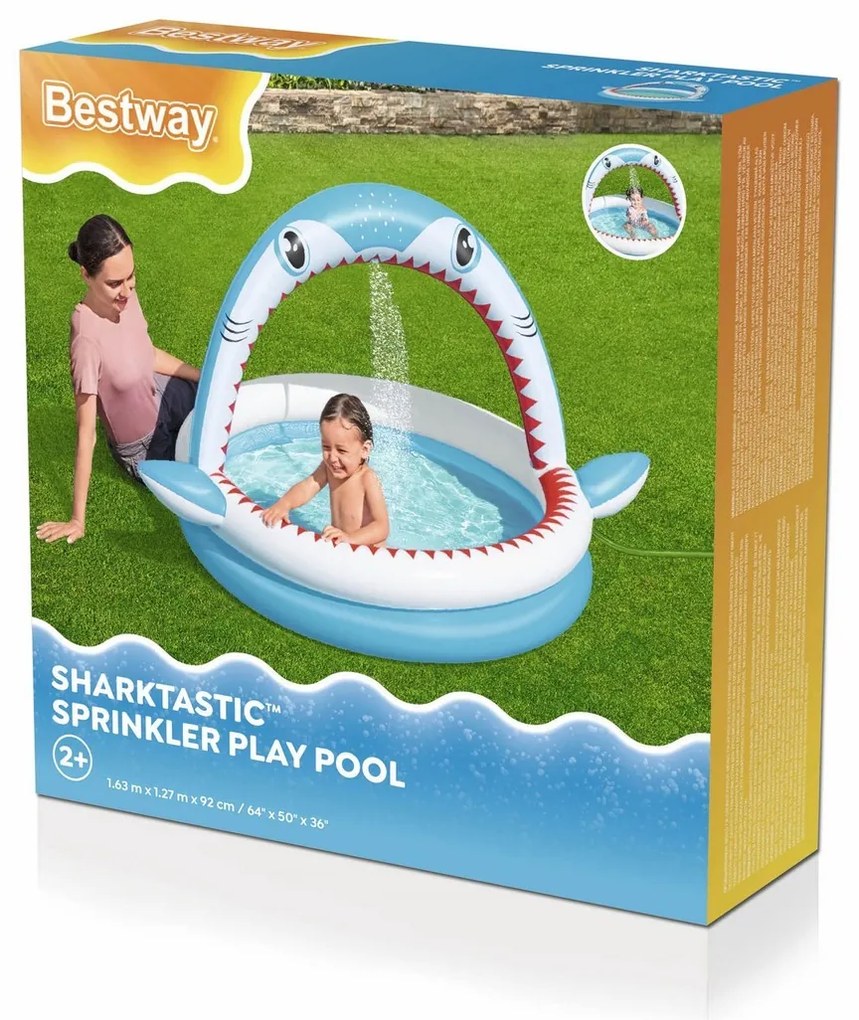 Nafukovací bazén s vodním sprchovým systémem 163 x 127 x 92 cm Bestway 53157