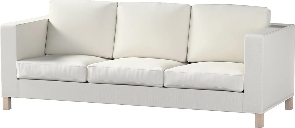 Potah na pohovku IKEA Karlanda 3-místná nerozkládací, krátký barva šedá látka pletený vzor