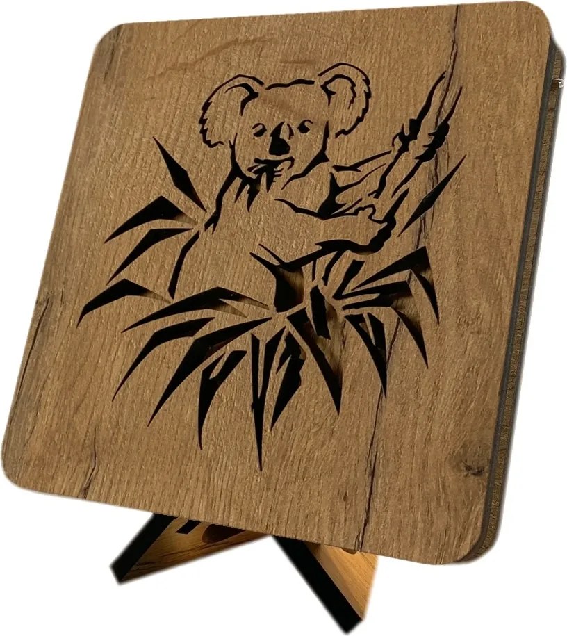 Li-Go "Koala" lampa 19x19 cm provedení povrchu: dub