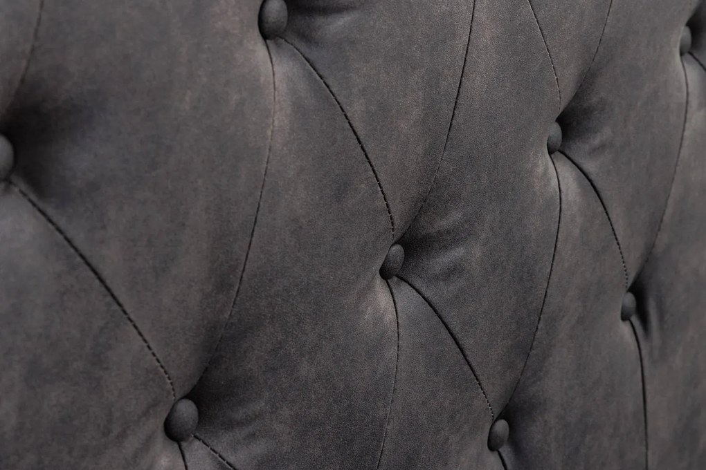 Designová postel Viviano 160 x 200 cm tmavě šedá