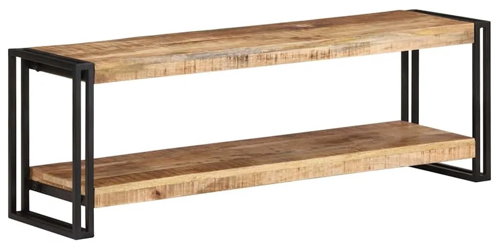 TV stolek 120 x 30 x 40 cm hrubé mangovníkové dřevo 320679