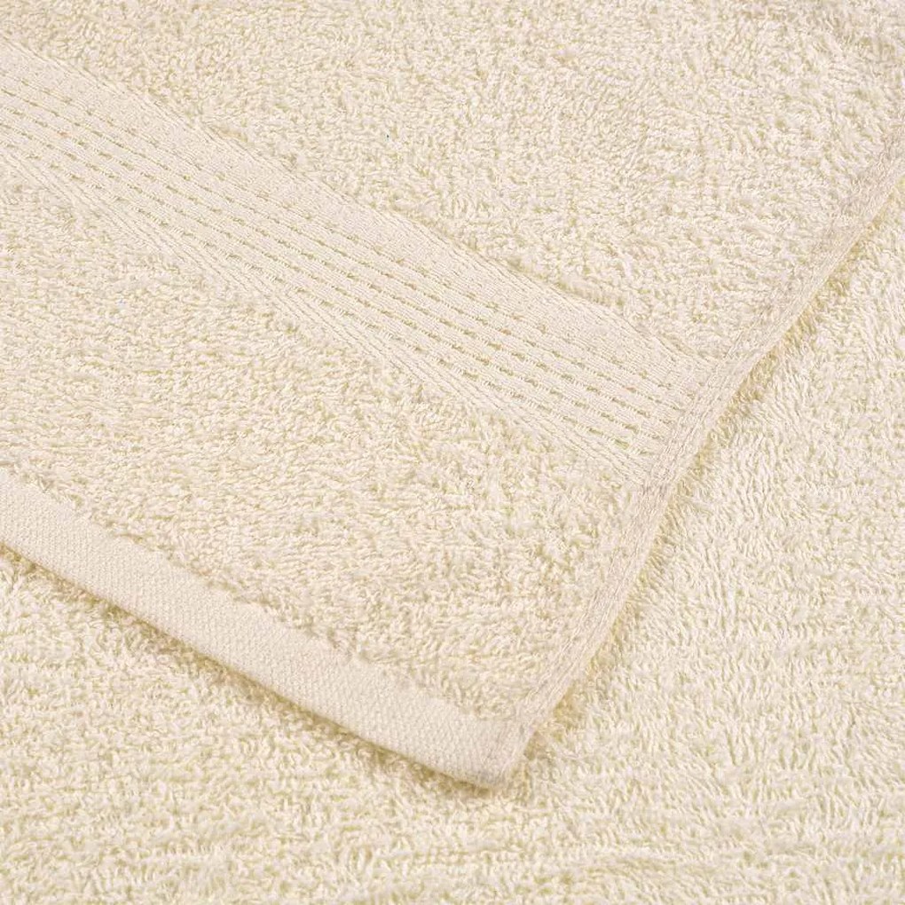 Saunové osušky FROGN 2 ks krémové 80x200 cm 360 g/m² 137007