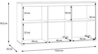 Komoda do obývacího pokoje SKELPE