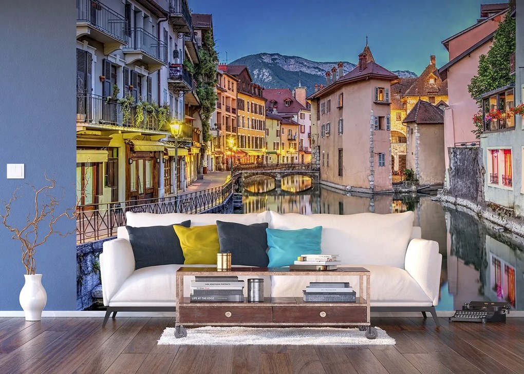 Fototapeta na míru Kanály v Annecy | Vliesová fototapeta na zed' | DFTNXXL2438
