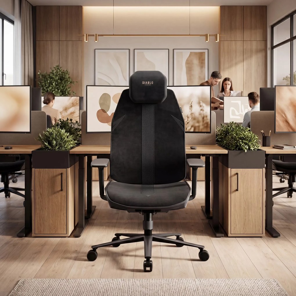 Ergonomická kancelářská židle černá V-Flash Ultra Black