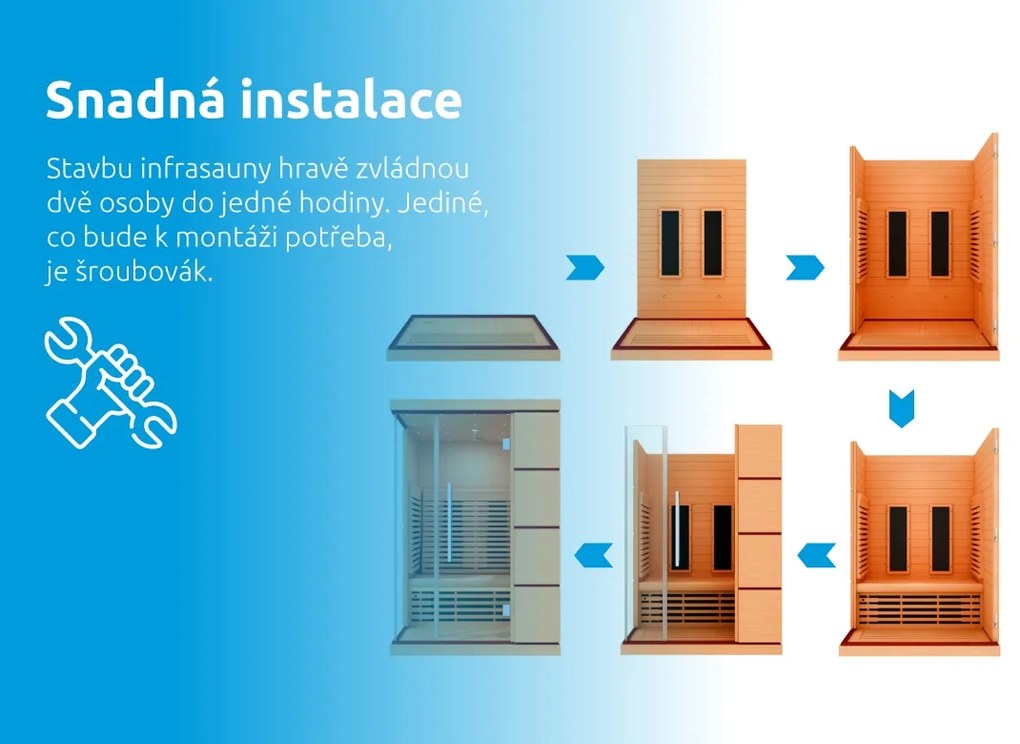 Marimex | Infrasauna Marimex SMART 2001 L (FSC) | 11105655