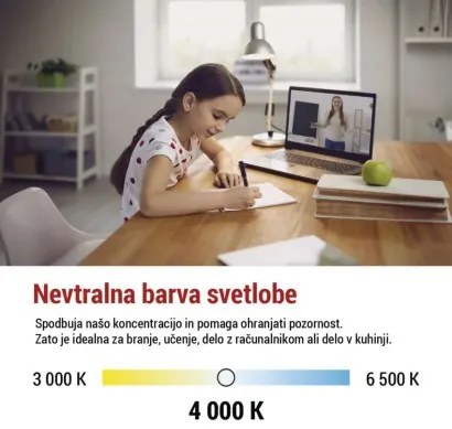 Emos lighting LED žárovka Filament A60 A CLASS/ E27 / 5 W (75 W) / 1 060 lm / neutrální bílá 1525283412