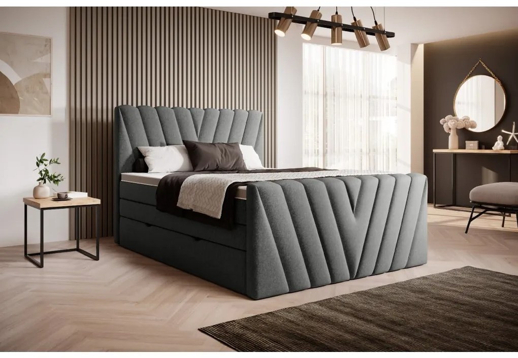 Candice boxspring postel 160X200 Materiál / Dekor: Nube 4