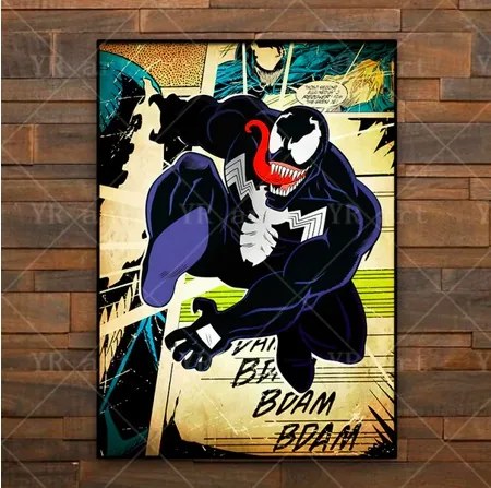 Obraz Marvel Superhrdinové, více motivů Motiv: MW-K5 Venom, Rozměry (cm): 13x18 cm