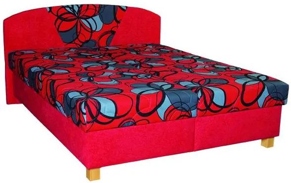 Levná čalouněná postel Klára 160x200cm Armelo dekor: Potah korpus GD/1, Potahy: Potah na lehací plochu DL/1