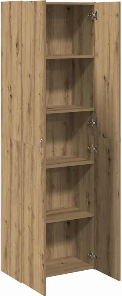Skříň dub artisan 60 x 32 x 190 cm kompozitní dřevo 3318715