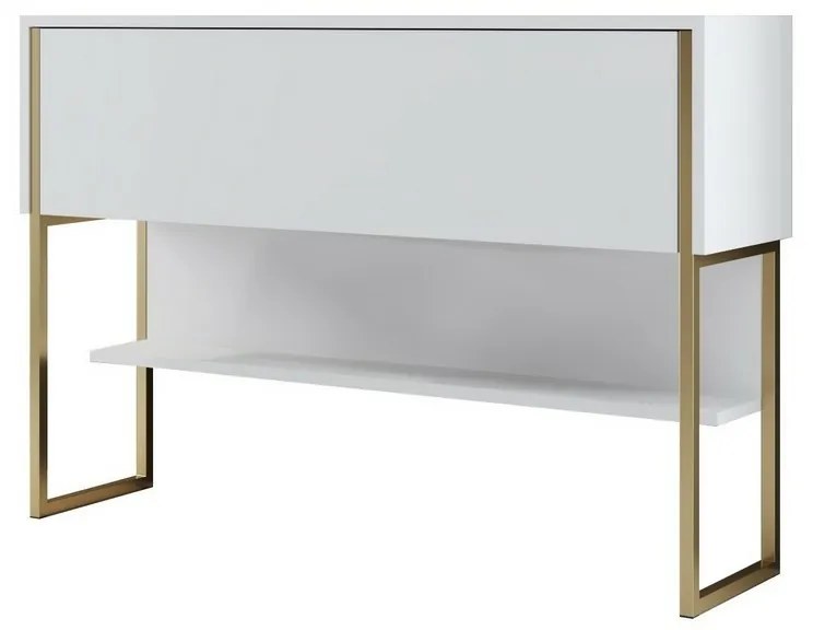 Komoda Luxe White and Gold