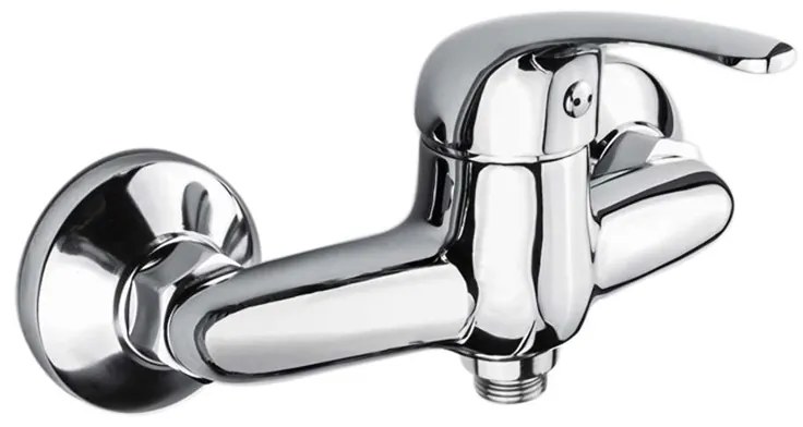 Mereo, Sprchová nástěnná baterie, Lila, 150 mm, bez příslušenství, chrom CBEE60103
