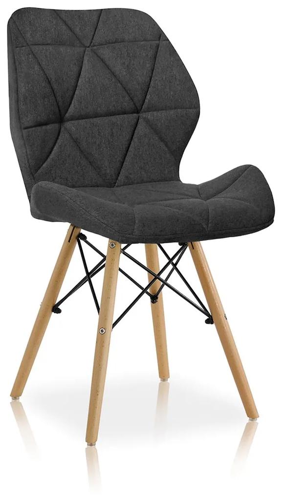 Skandinávská židle LIOTTE BIG 2 tmavě šedá