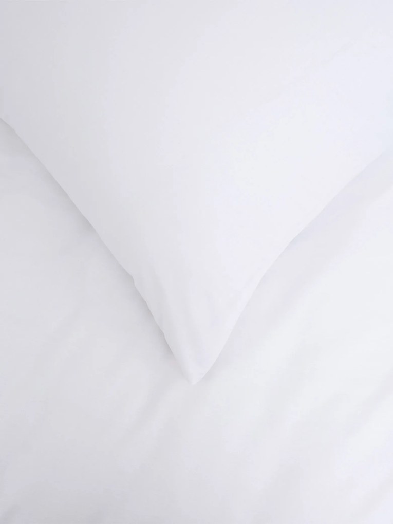MK Lůžkoviny Francouzské bavlněné povlečení Renforcé - Jasmine bílá 220 × 200 cm, 2ks 70 x 90 cm